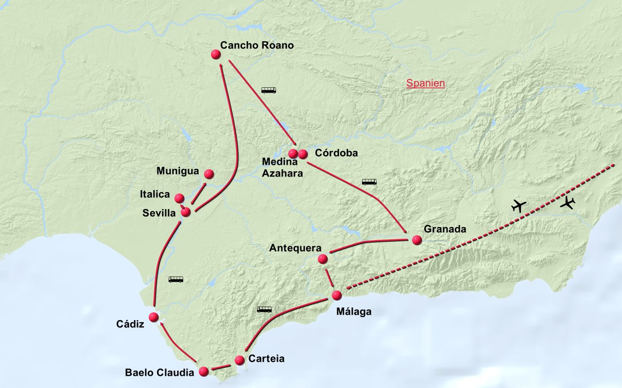 Andalusien - archäologische Studienreise